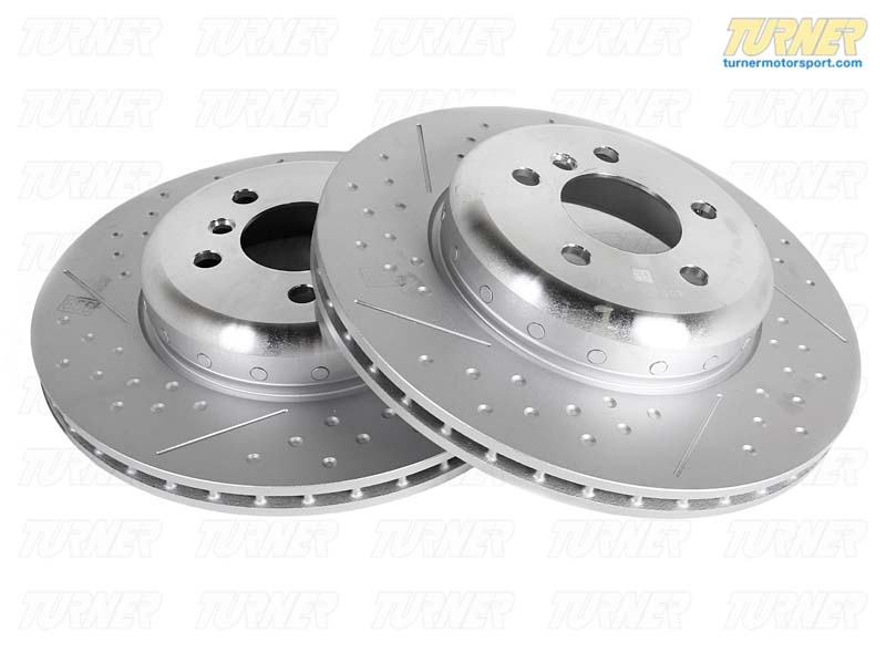34206797600KT - BMW Performance Rear Cross Drilled & Slotted Brake ...