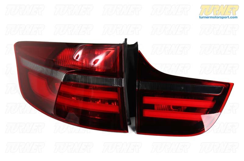 63212337552 - Genuine BMW Black Line Taillights - E71 X6 35i, 50i, X6M ...
