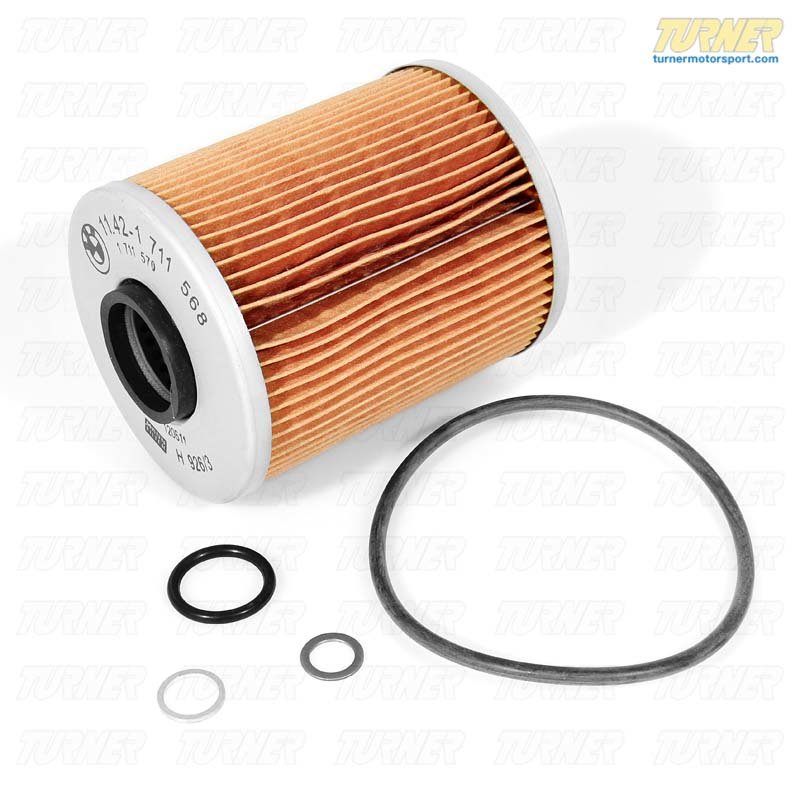 11421730389 - Oil Filter - E36 325i, E34 525i M50 Engine | Turner ...