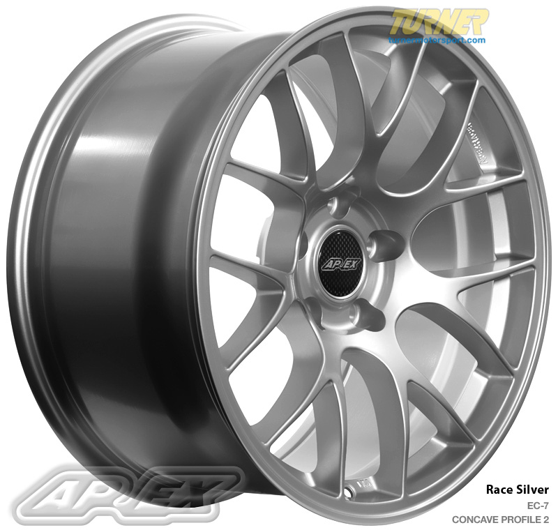 BMW Apex Silver EC7 18x9.5 Wheel | Turner Motorsport